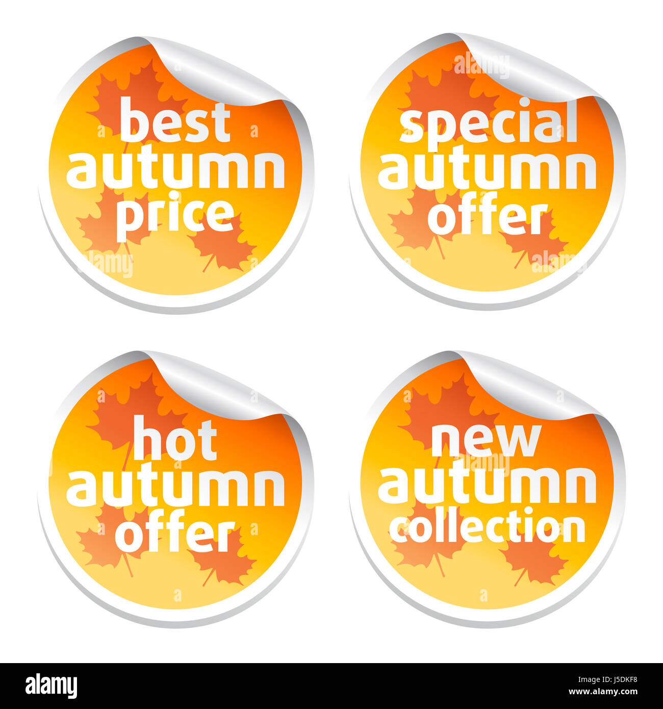 Autumn sale special offer Cut Out Stock Images & Pictures - Alamy