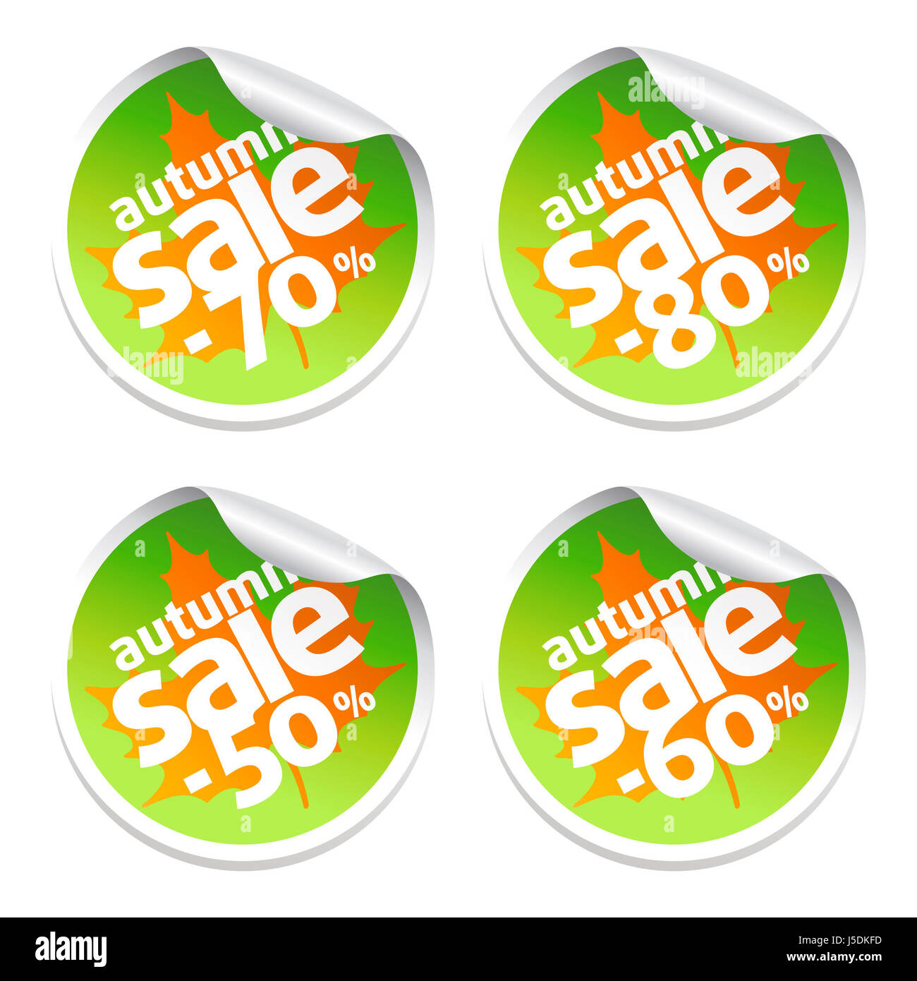 Sticker foliage Cut Out Stock Images & Pictures - Alamy