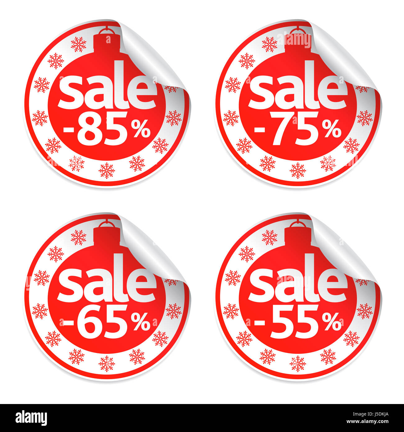 Circle stickers Cut Out Stock Images & Pictures - Alamy