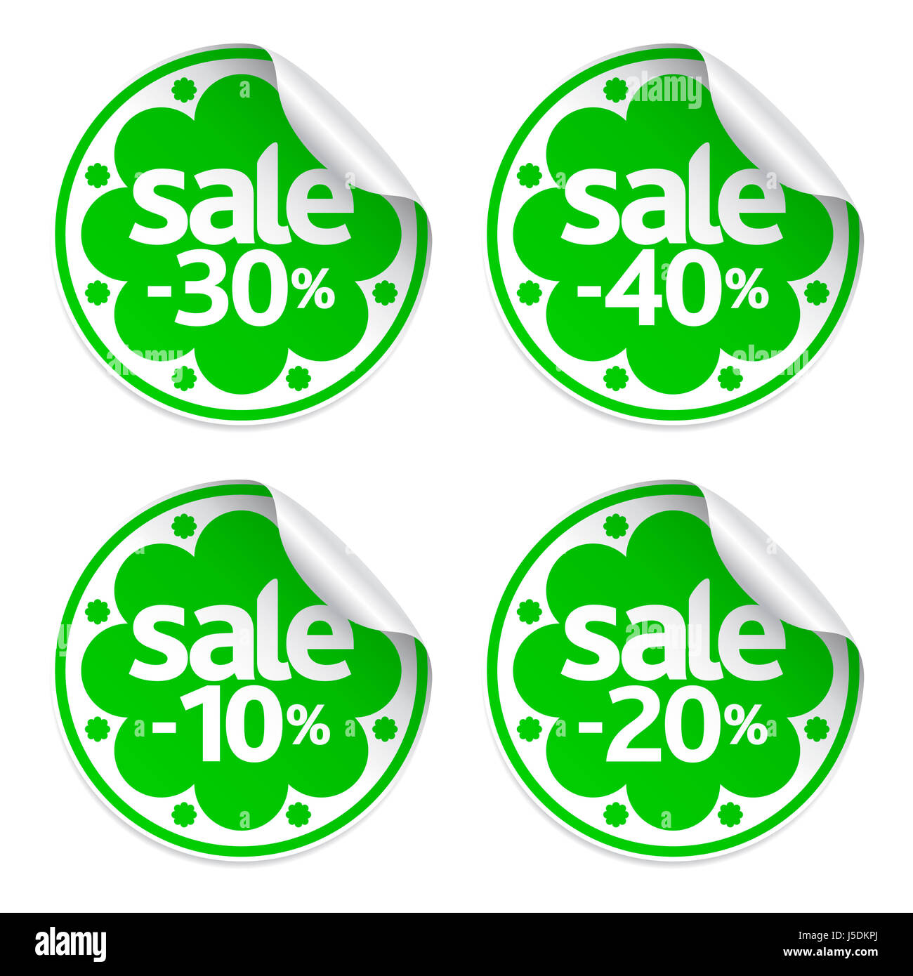 Set stickers vector collection hi-res stock photography and images - Alamy