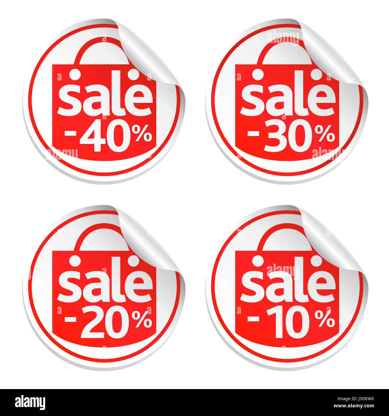 Set red discount price hi-res stock photography and images - Alamy
