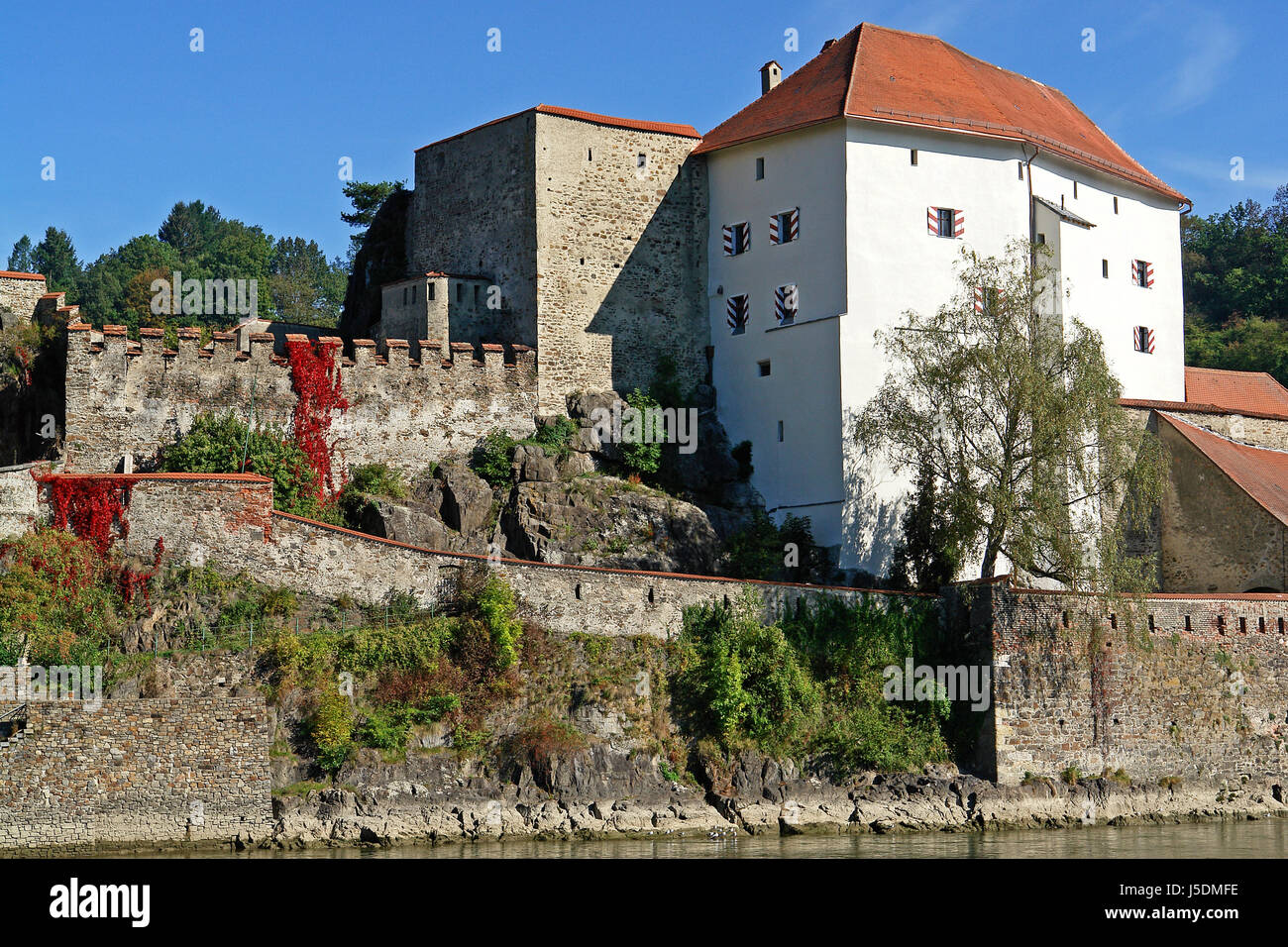 blue house building tower travel historical city town spare time free ...