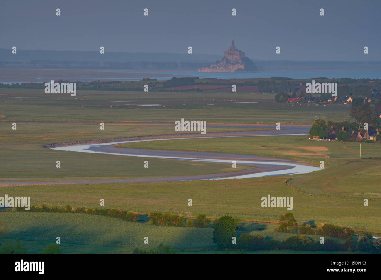 Bay of Mont Saint Michel, Normandy, France Stock Photo - Alamy