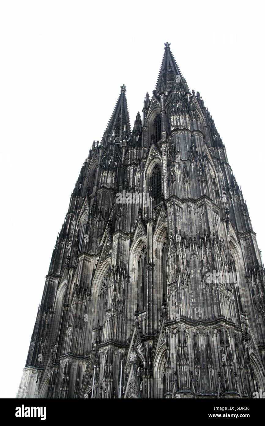 towers of the cologne cathedral Stock Photo - Alamy