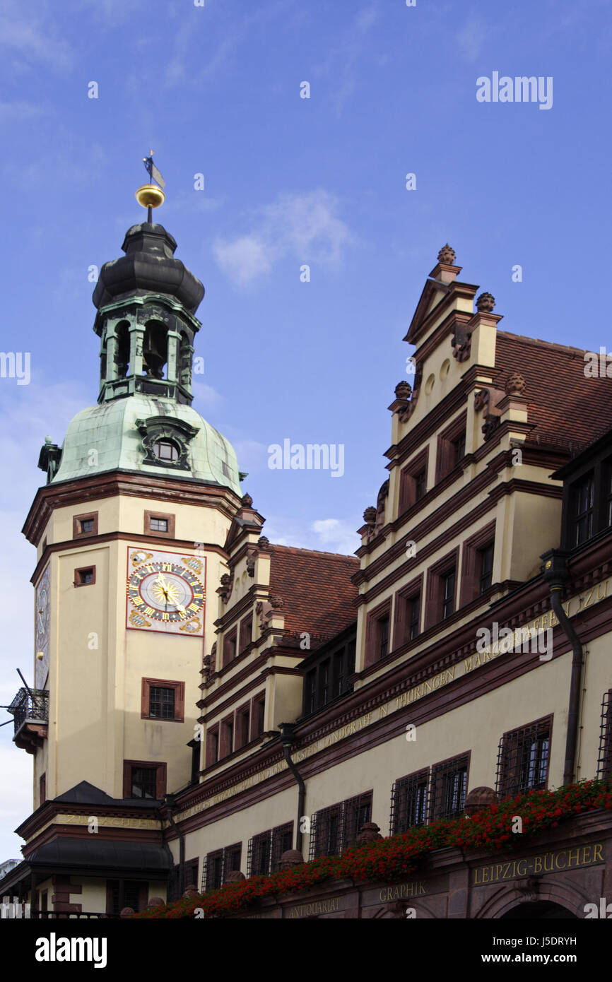 detail historical city town saxony Leipzig restores pictogram symbol ...