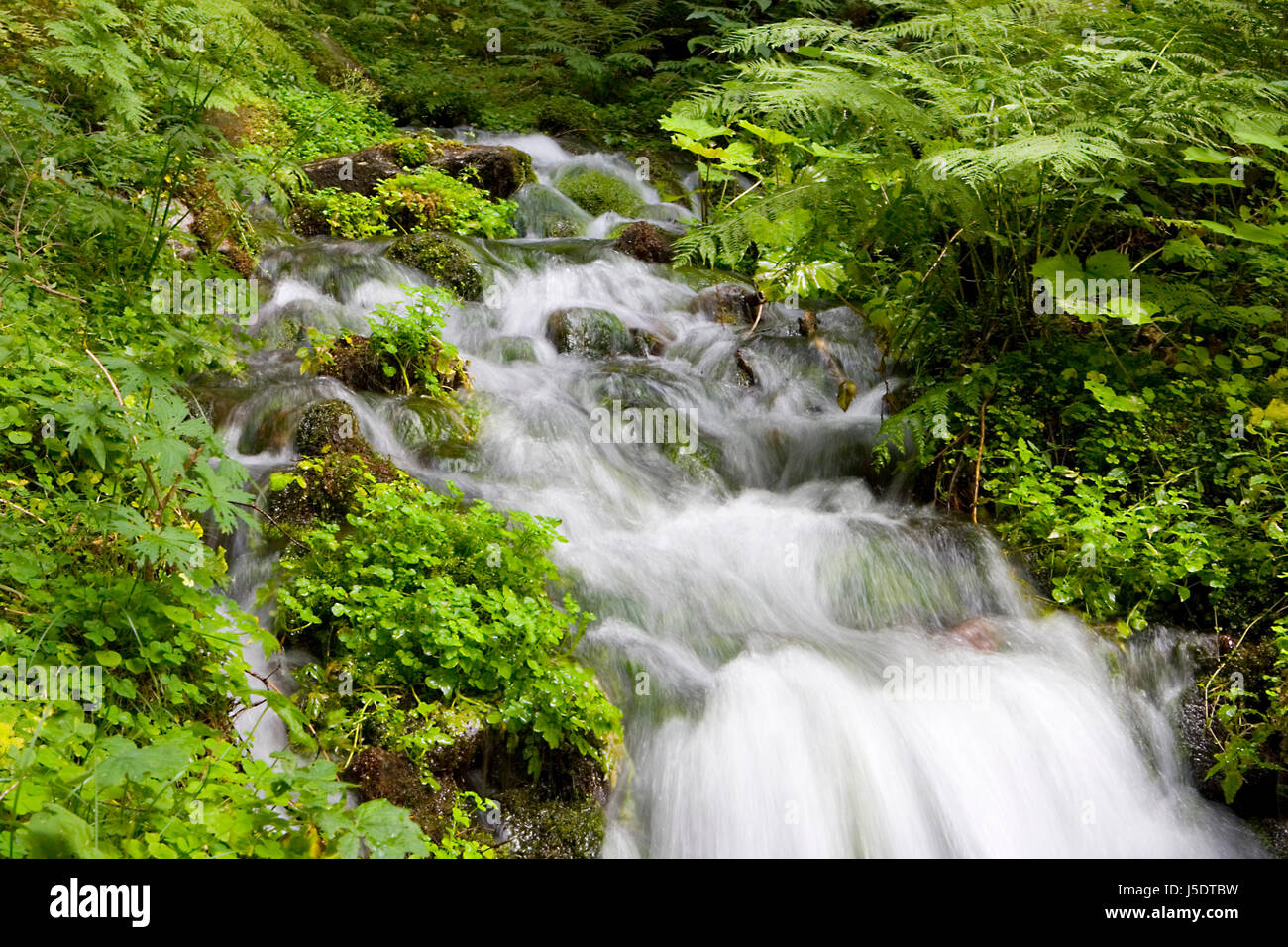 motion postponement moving movement stream rock waterfall current of ...