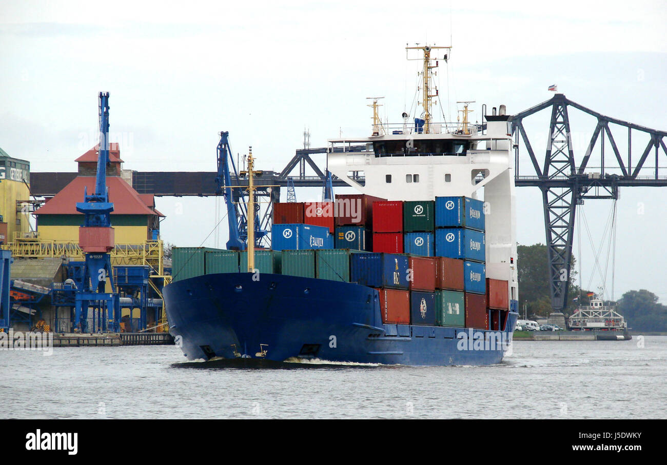 bridge container ship navigation channel transport delivery commodity ...