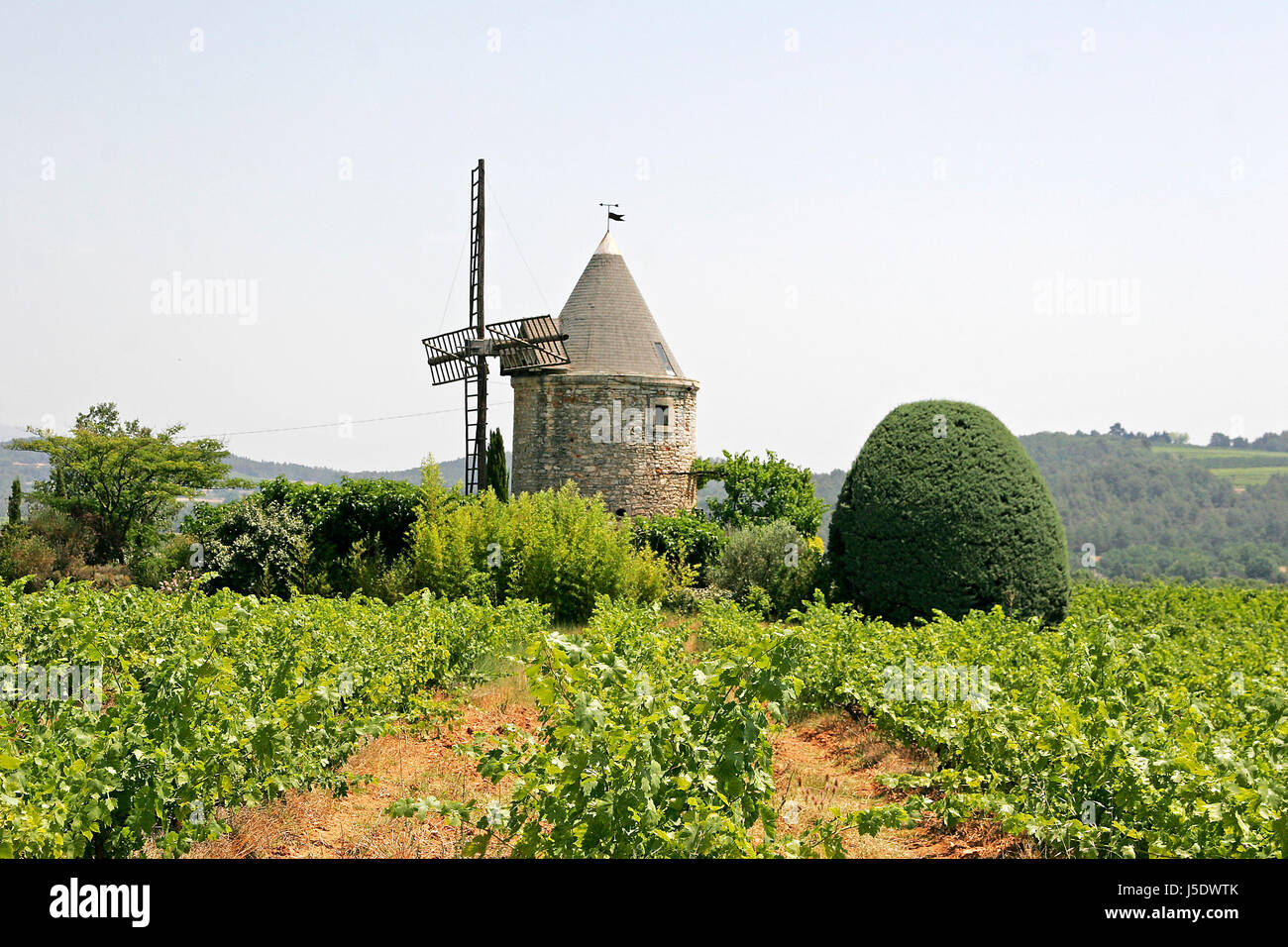 windmill in goult,provence Stock Photo - Alamy