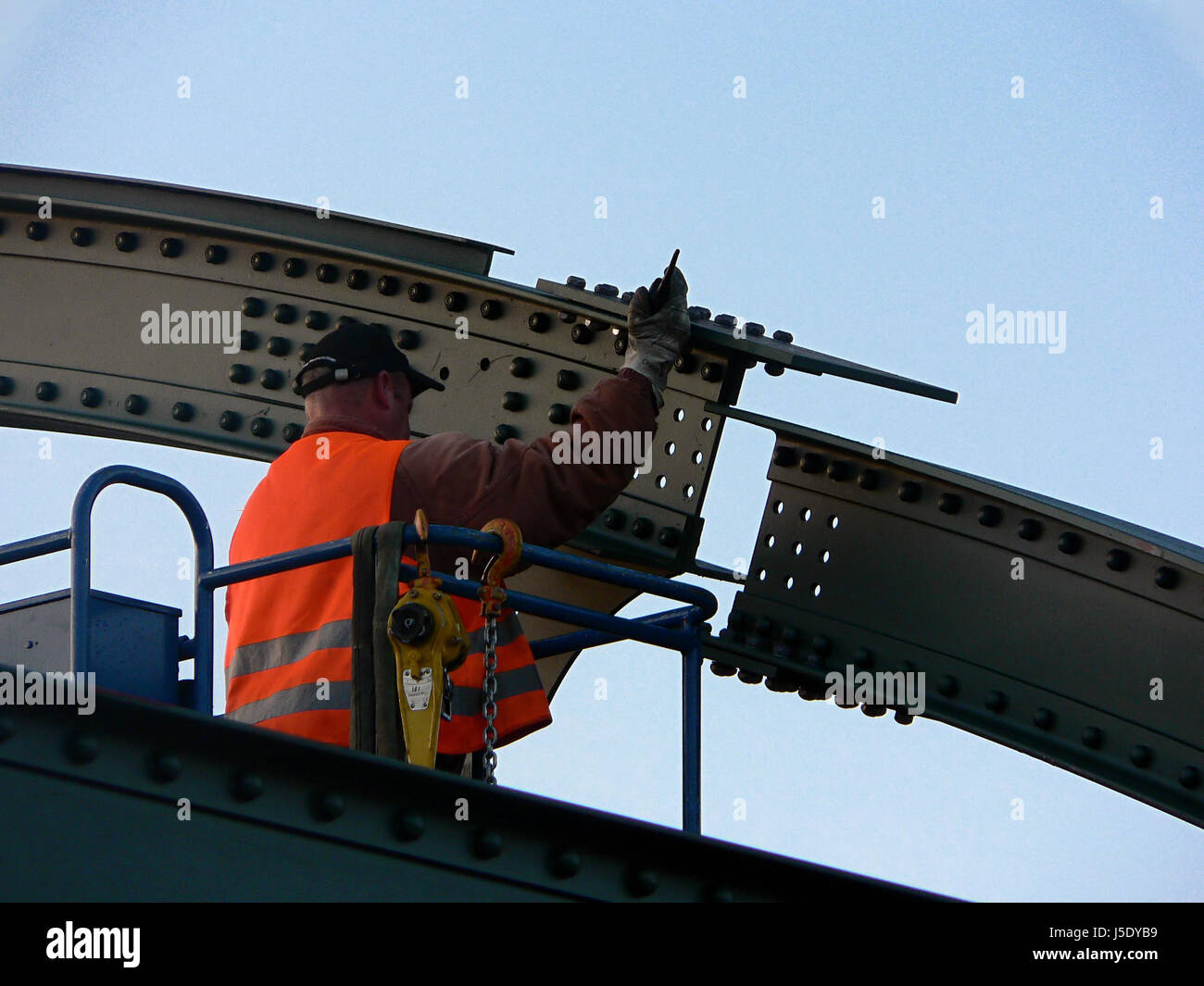 hall arch human human being iron screws near steel rivet scaffold ...
