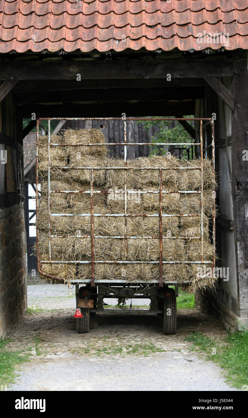 agriculture farming vehicle farm trailer straw charge litter ...
