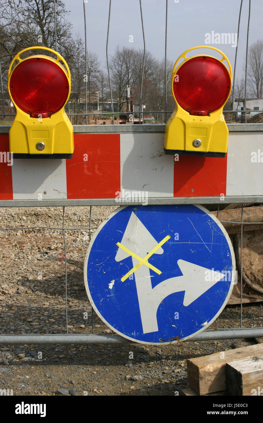 signposts barrier safeguard warning traffic signs inhibition arrow ...