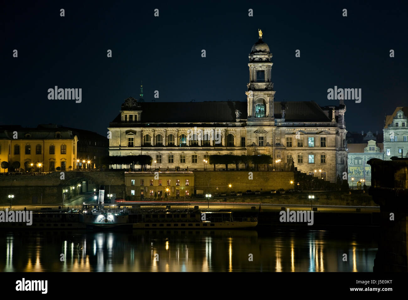 dresden at night ii Stock Photo - Alamy