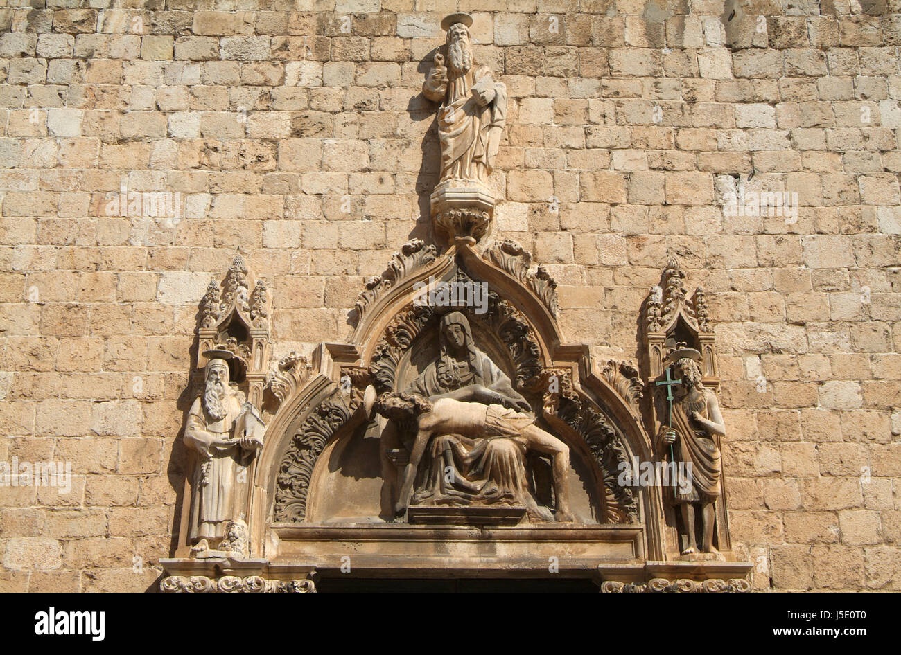 franciscan church detail Stock Photo - Alamy