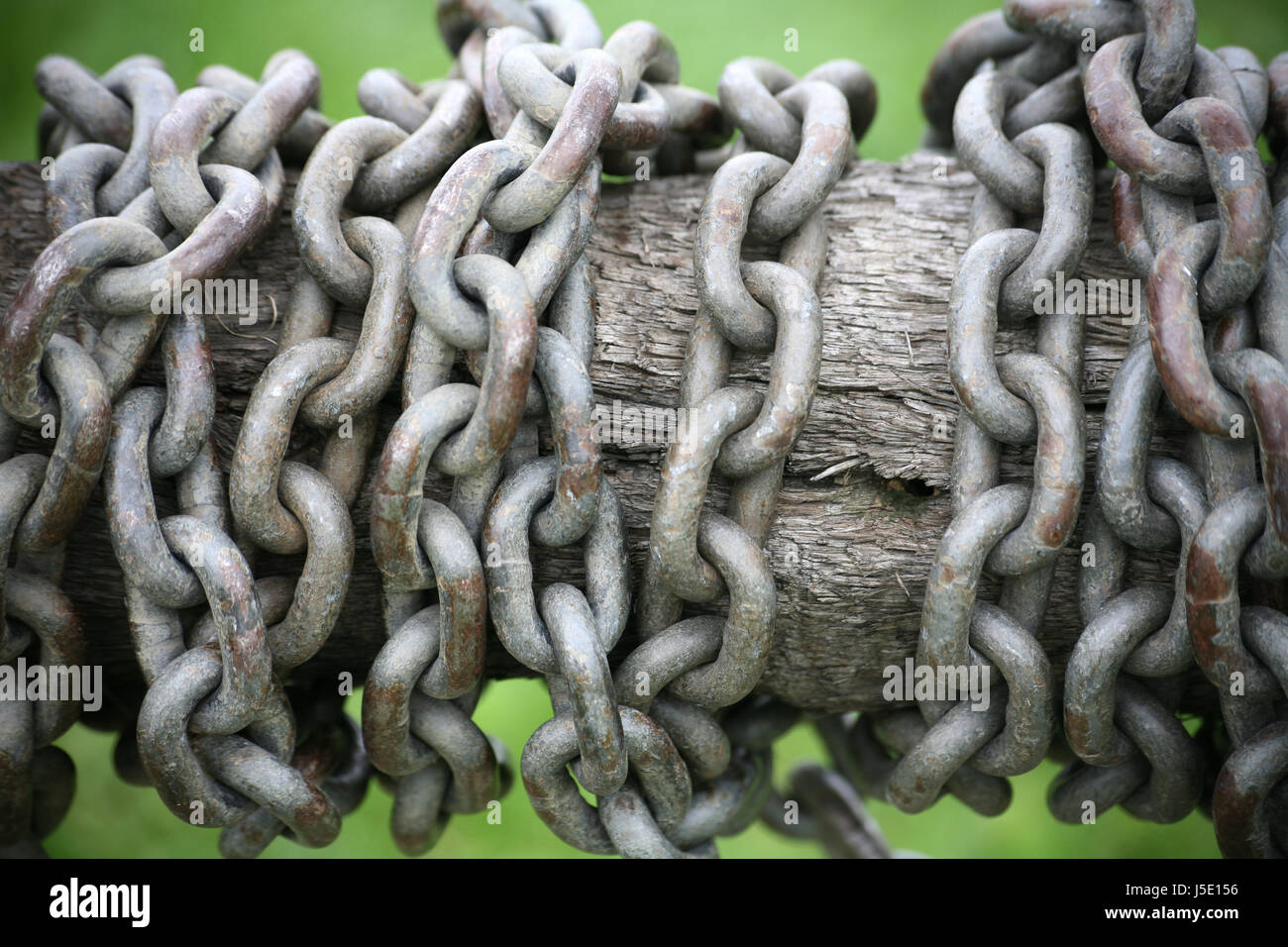 detail historical wood strong chain iron winch limbs fortification ...