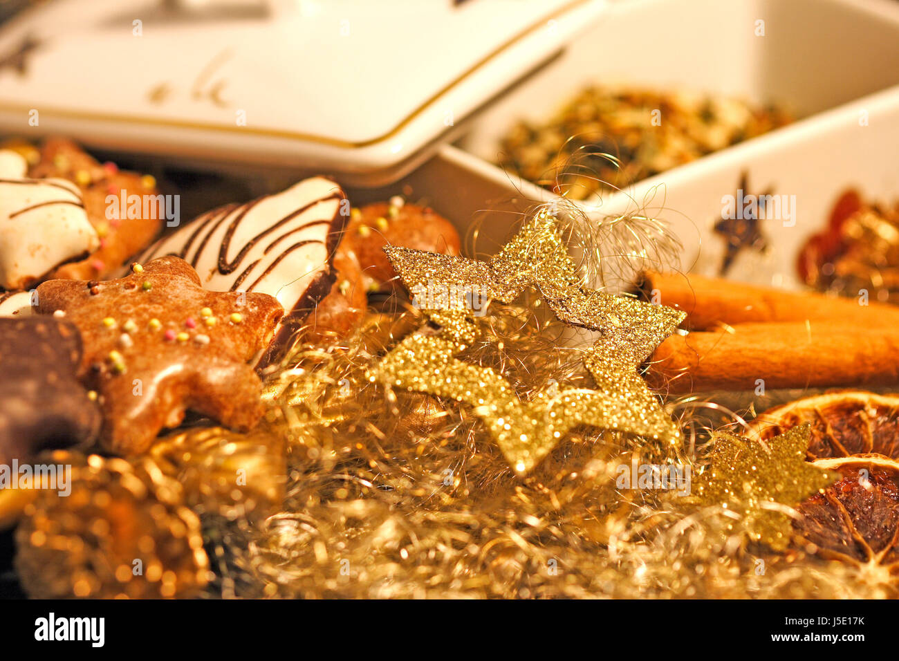 tea pastry decoration glitter spices christmas cookies sweetie stars ...