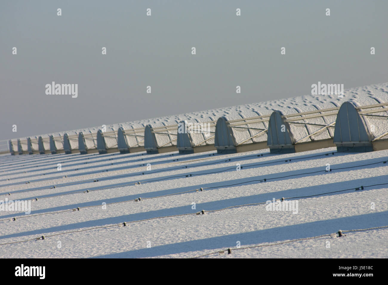 winter window porthole dormer window pane cold ice lightning rod snow ...