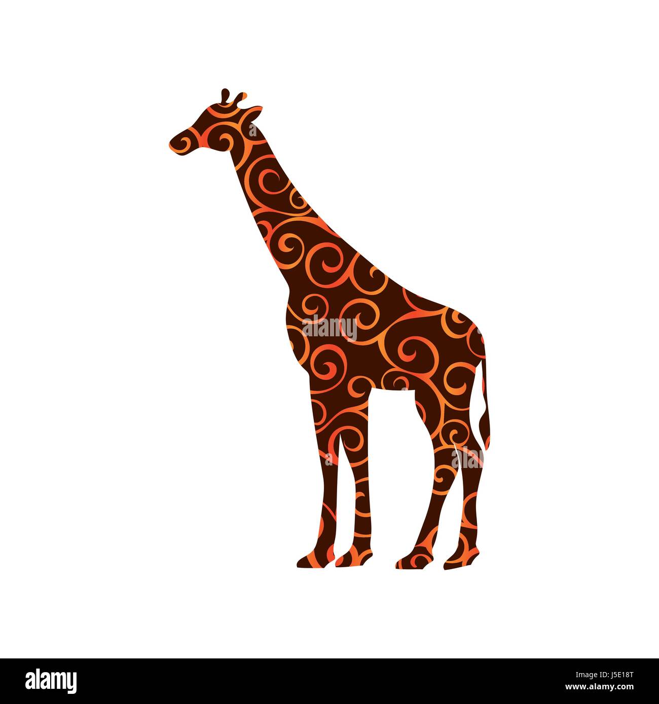 Giraffe image Stock Vector Images - Alamy