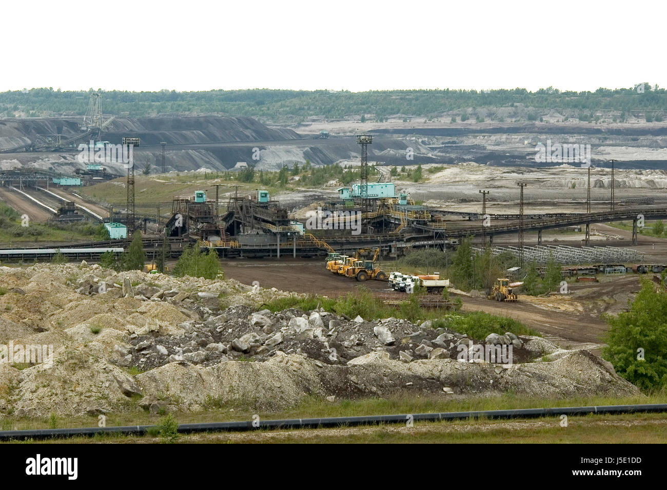 industry energy power electricity electric power dredger coal surface ...