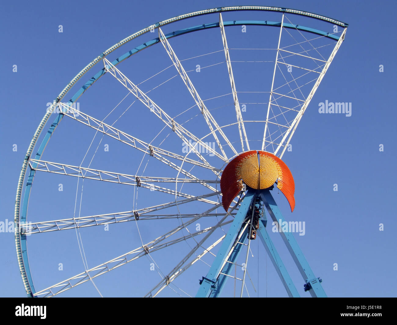 blue fair folk festival steel event steel construction wheel ferris ...