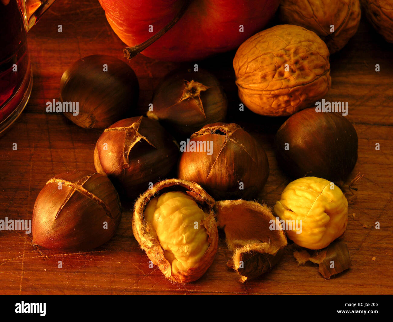 maroni and nuts Stock Photo - Alamy
