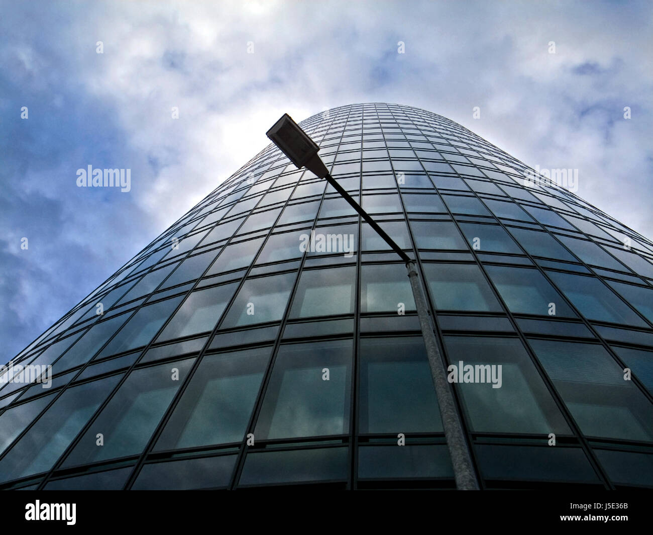 blue house building shine shines bright lucent light serene luminous ...