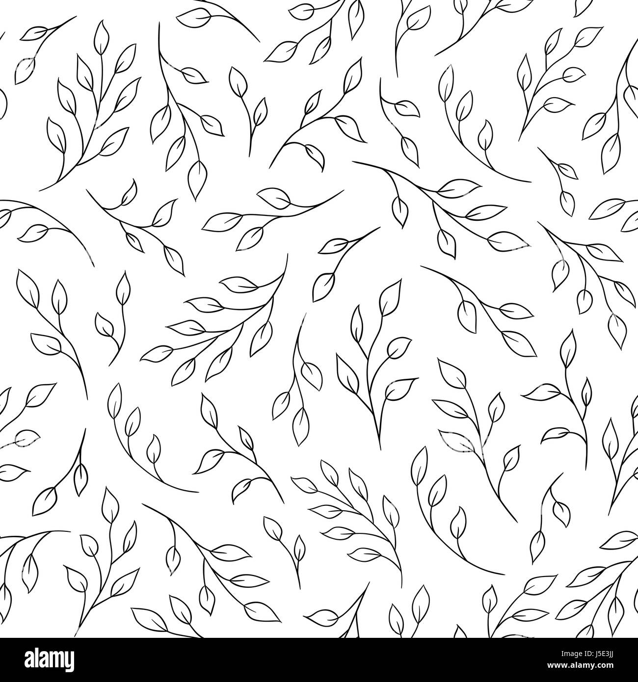 Line natural tree branches Stock Vector Images - Alamy