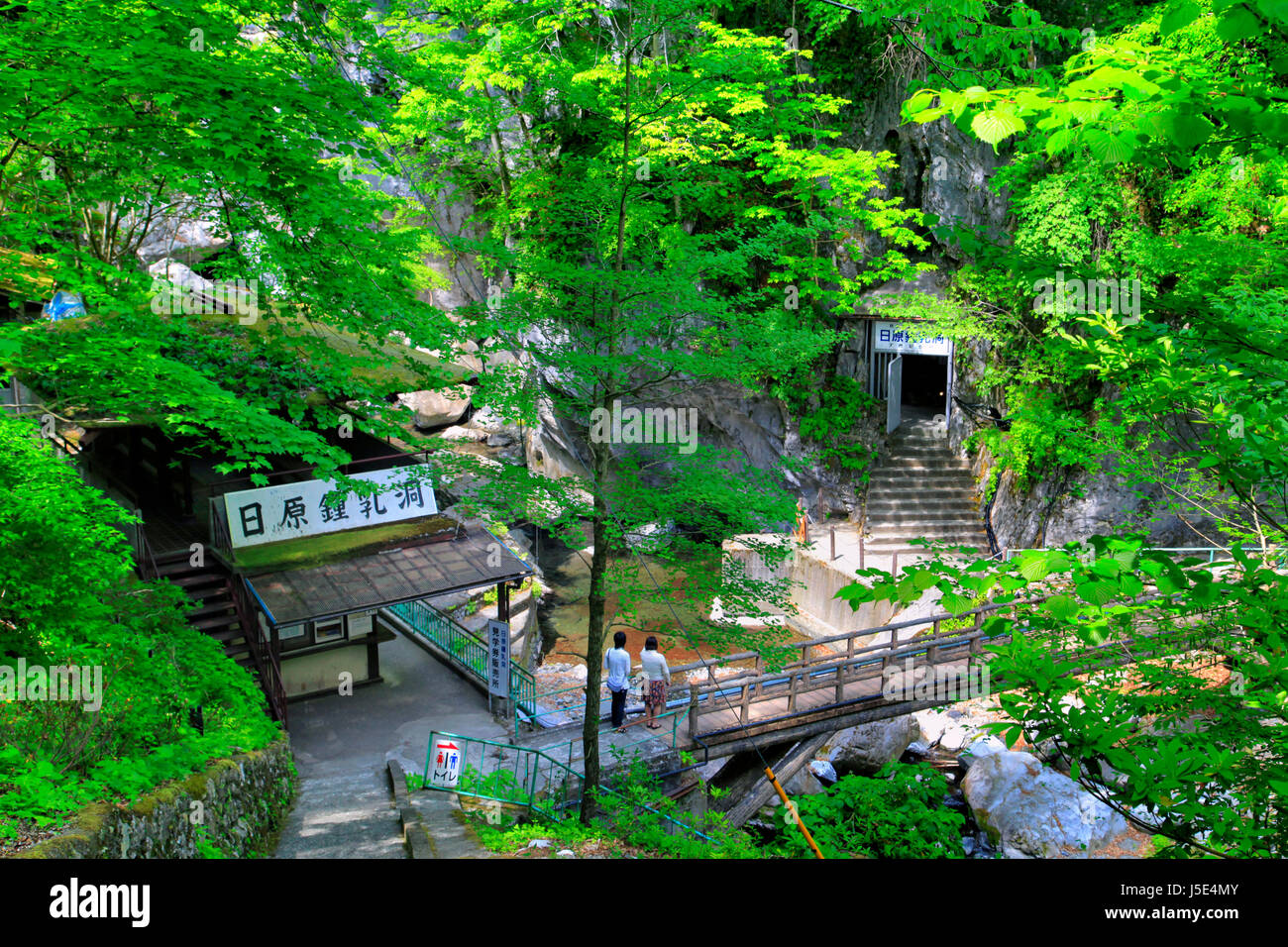 Nippara Limestone Cave Entrance Okutama-machi Tokyo Japan Stock Photo ...