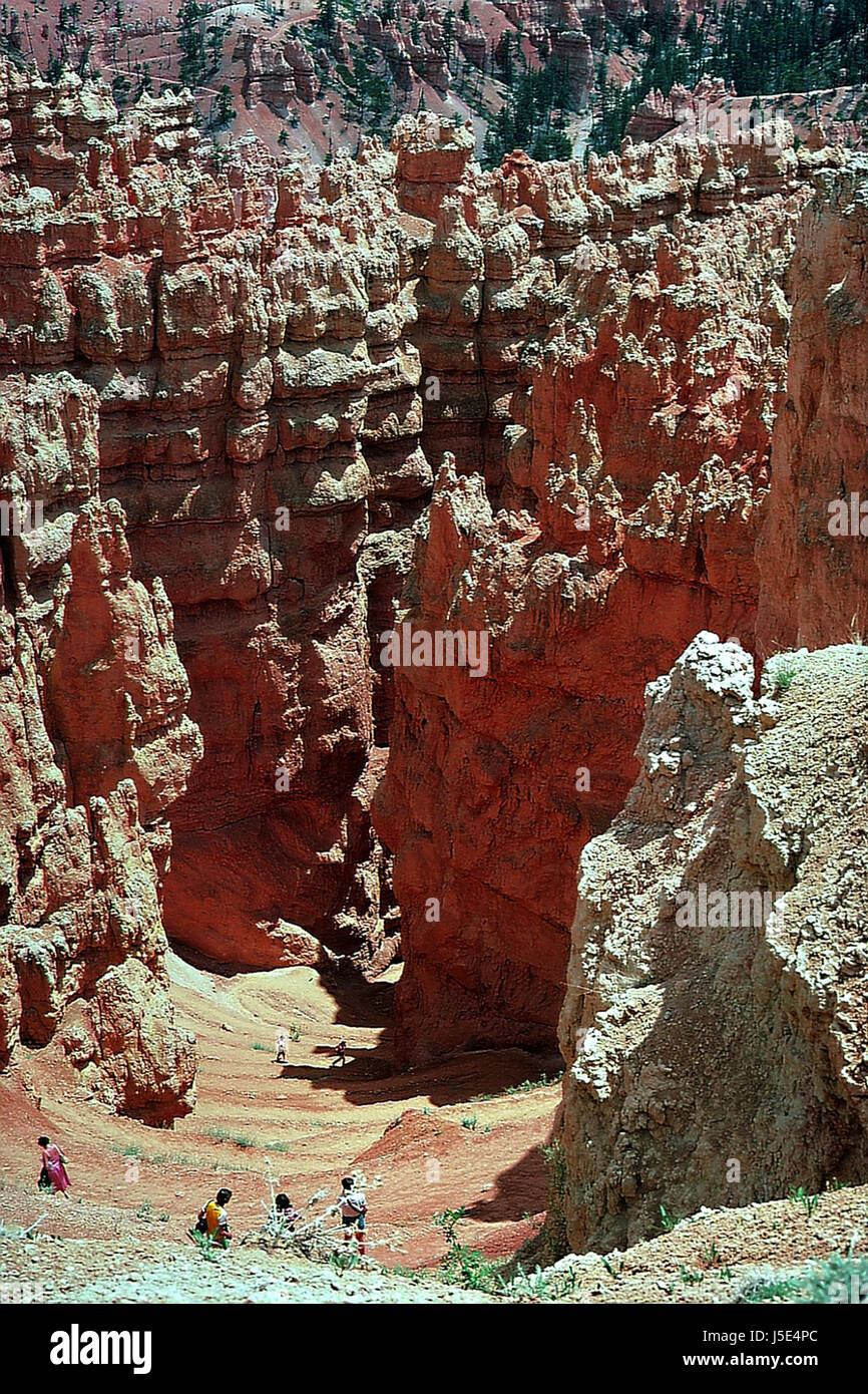 stone national park usa rock sightseers tourists sightseeing arizona ...
