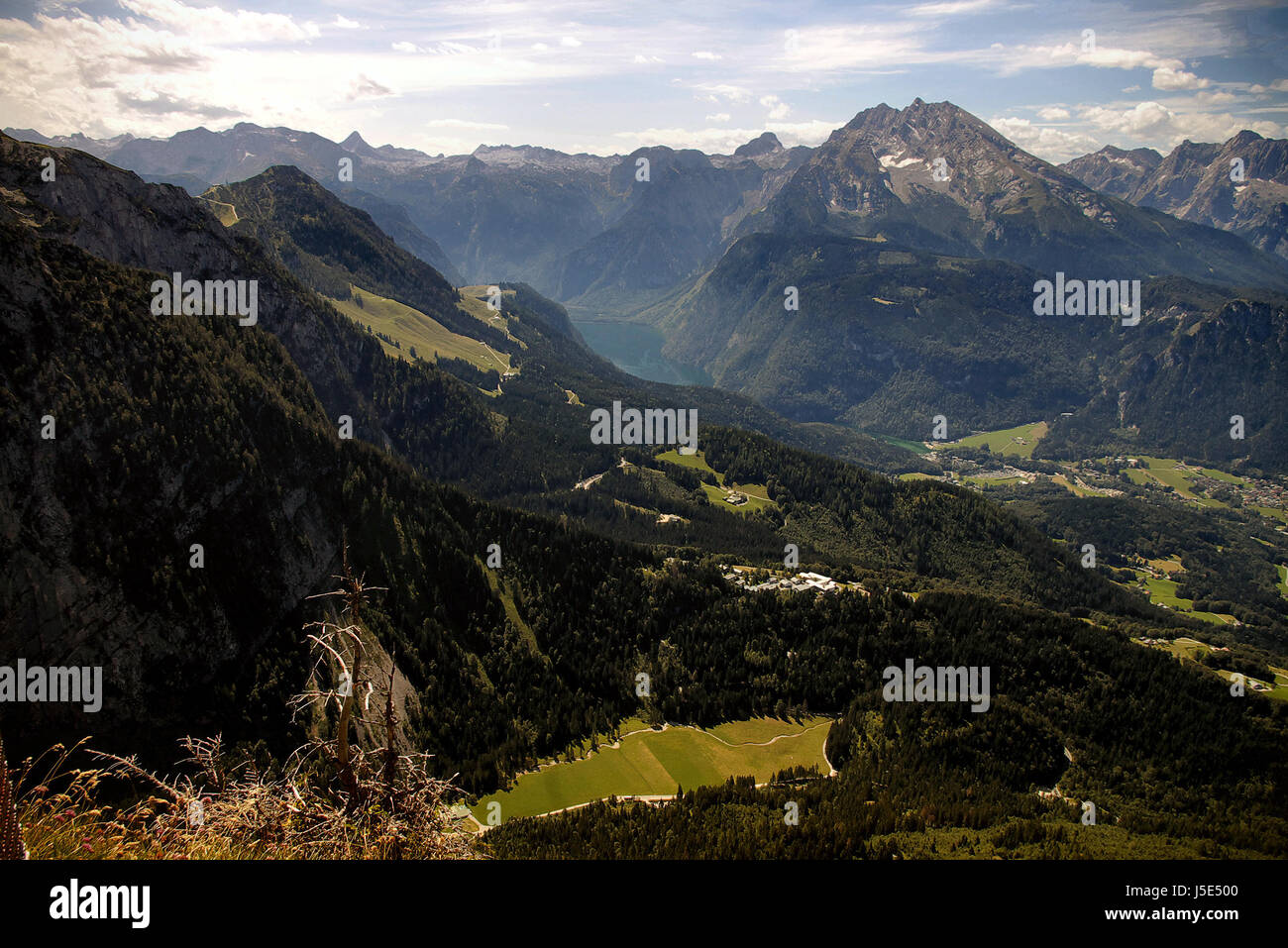 mountains alps summit climax peak firmament sky mountain clouds ...