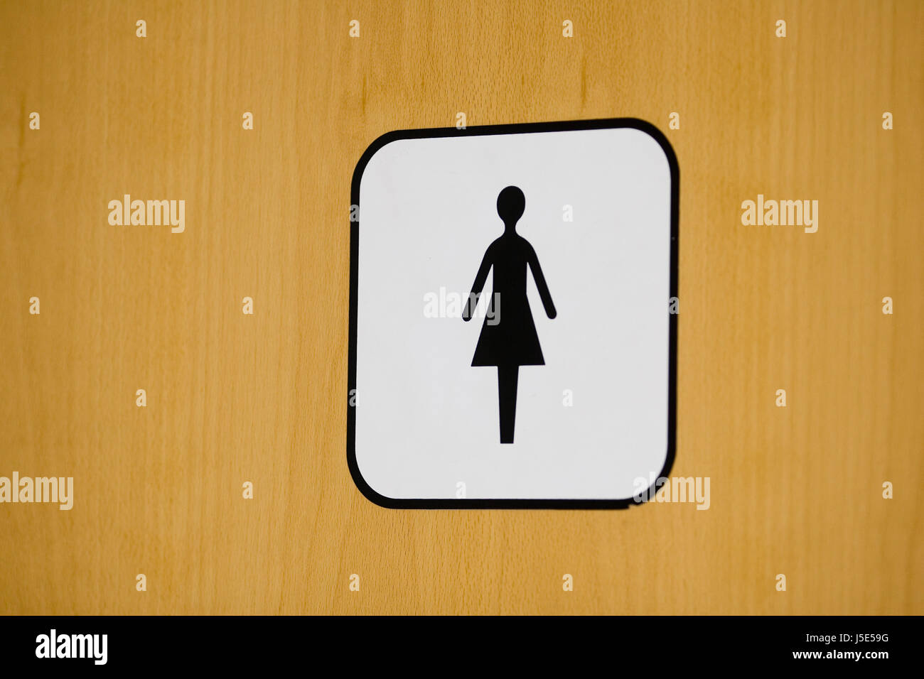 toilet sign - women Stock Photo - Alamy
