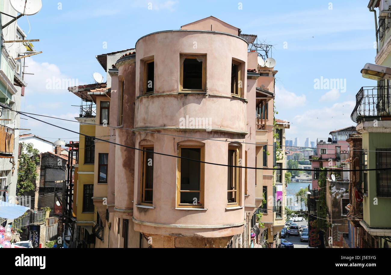 Old Buildings in Balat District, Istanbul City, Turkey Stock Photo - Alamy