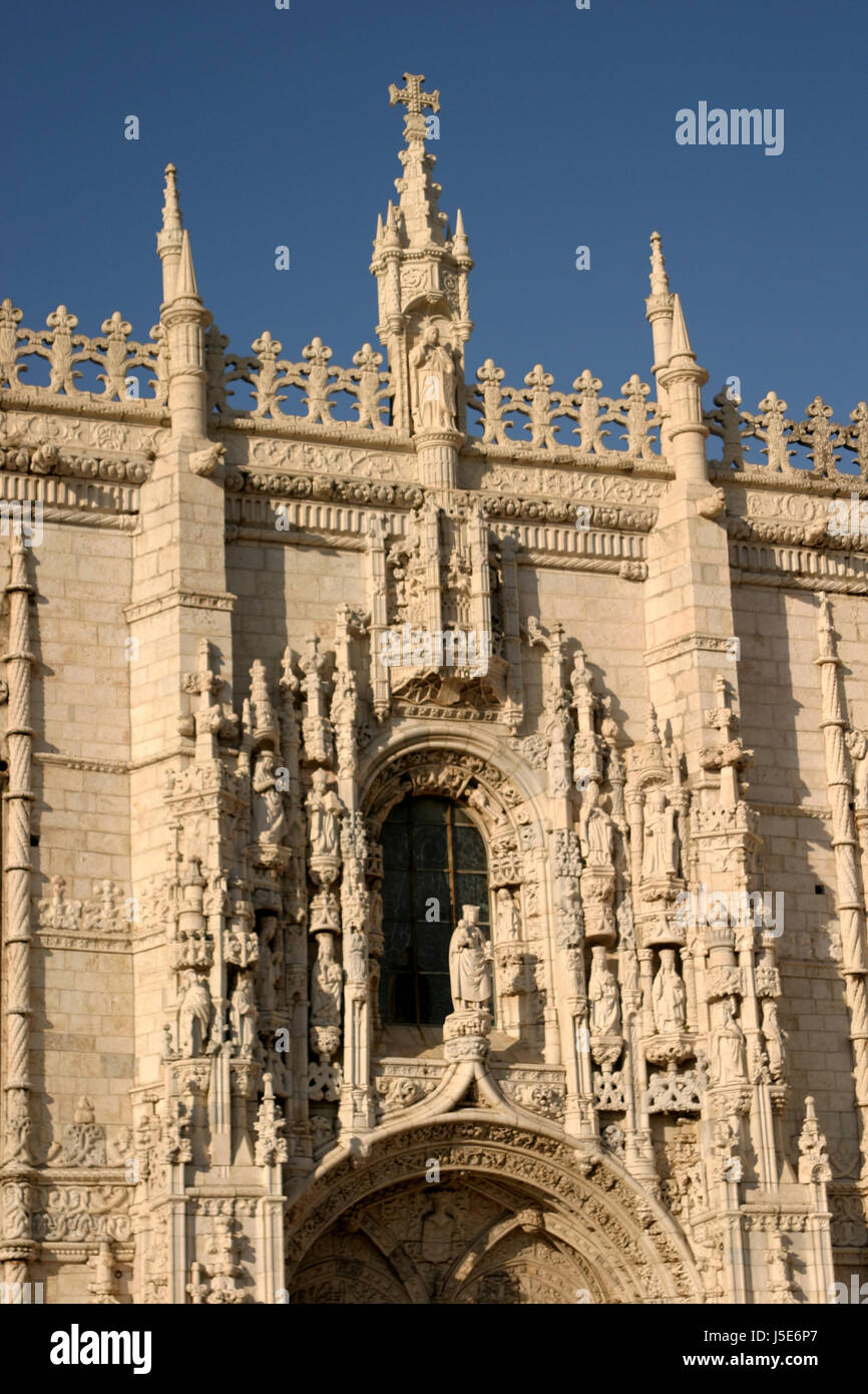 church art stone sightseeing portugal monastery style of construction ...