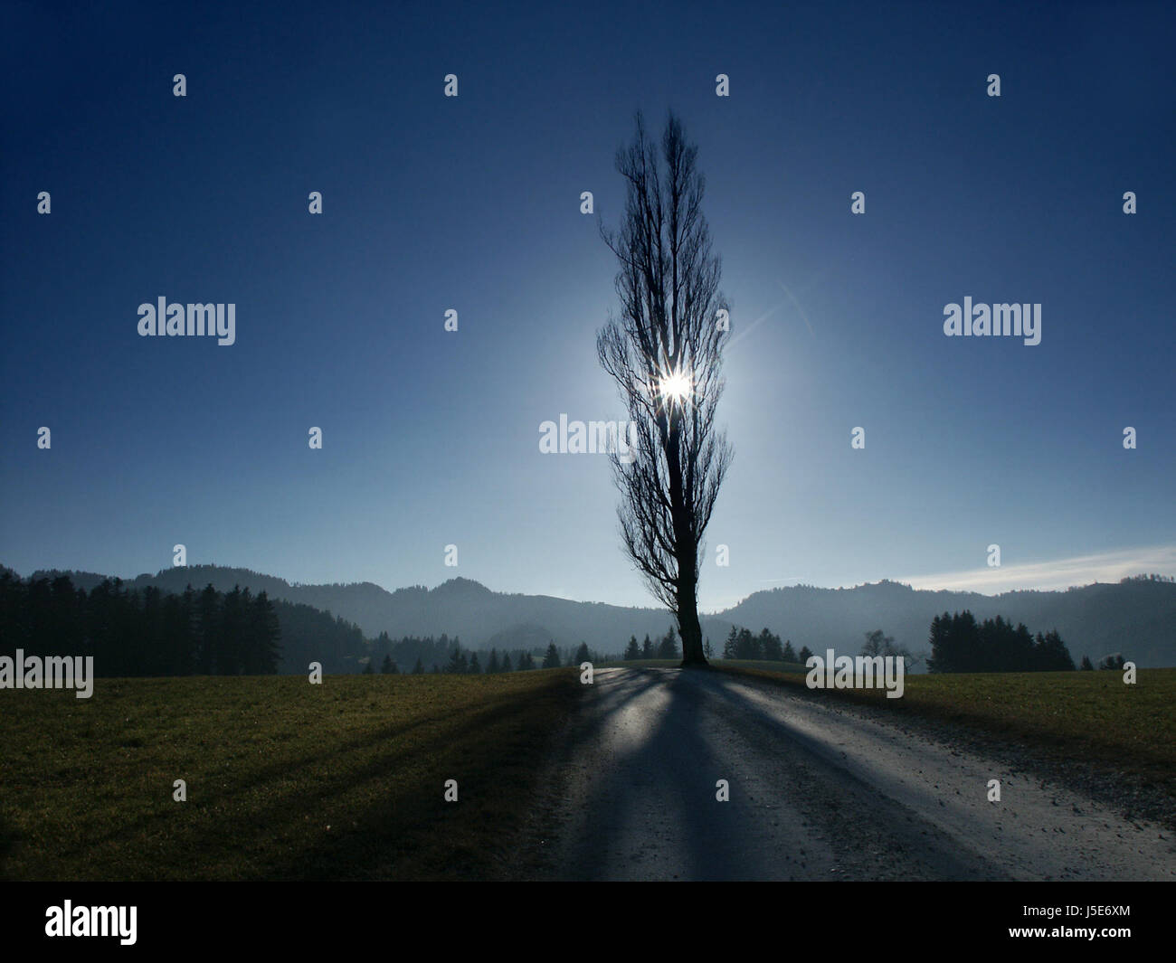 mountains counter-light tomorrow light shine shines bright lucent light ...