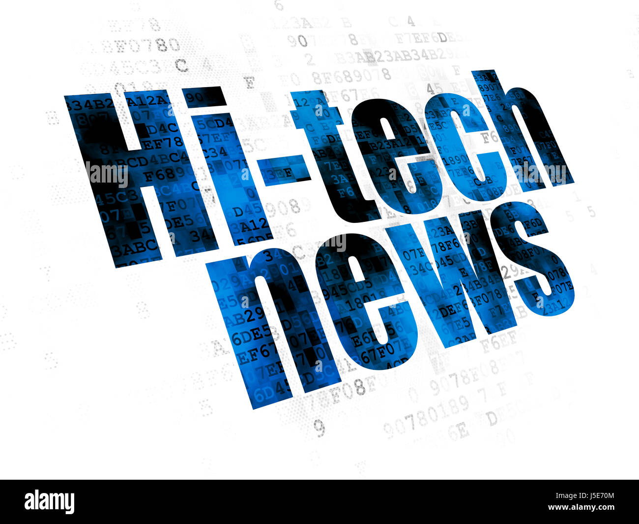 News concept: Hi-tech News on Digital background Stock Photo - Alamy