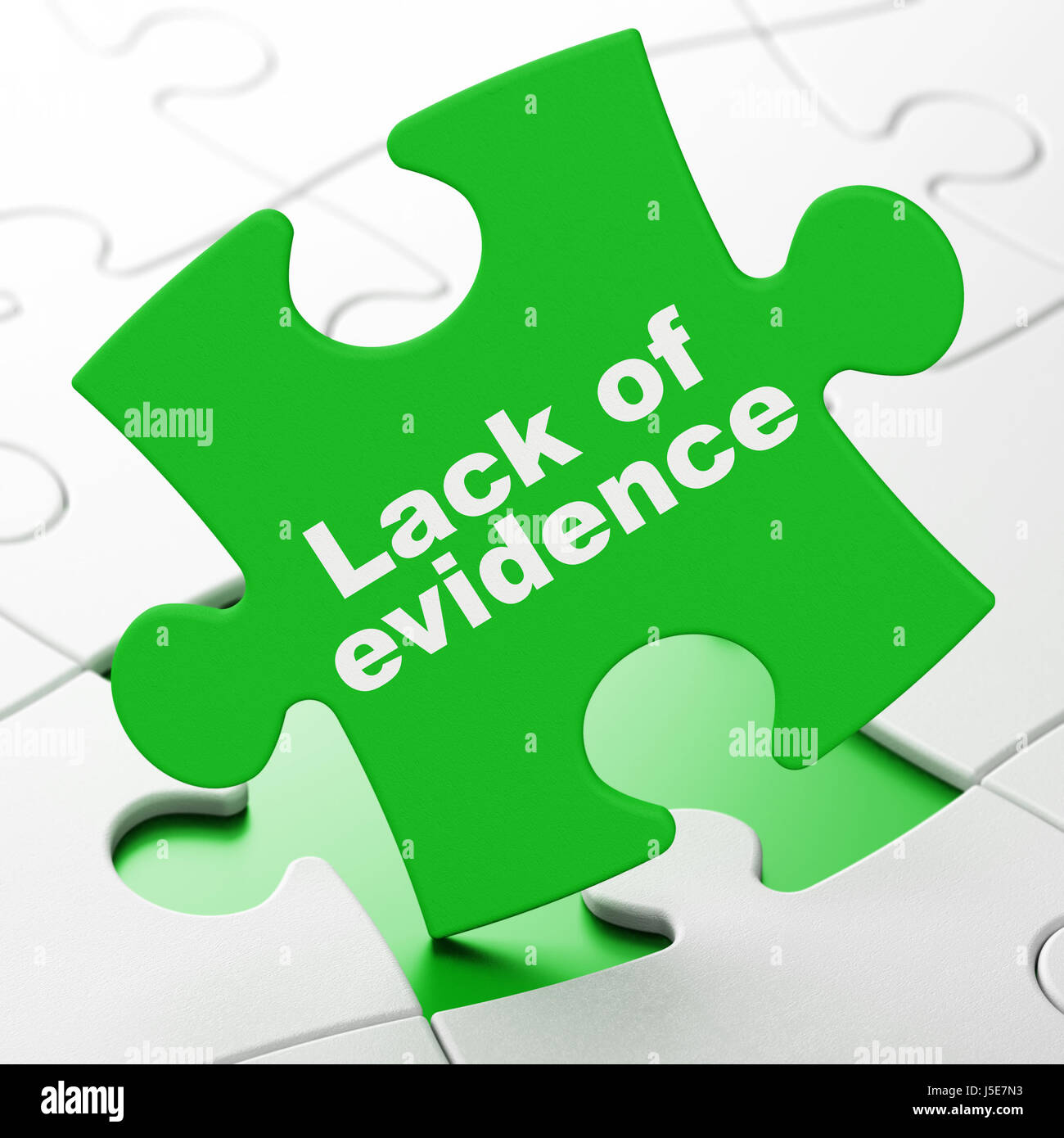 Law concept: Lack Of Evidence on puzzle background Stock Photo - Alamy