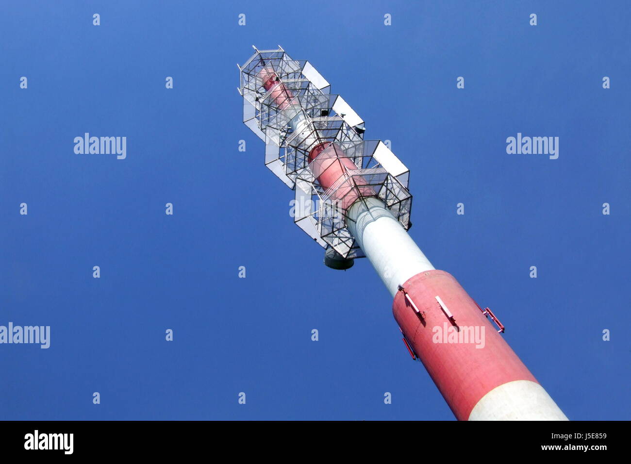 communication radio mast antennae aerial mast high pressure area radio ...