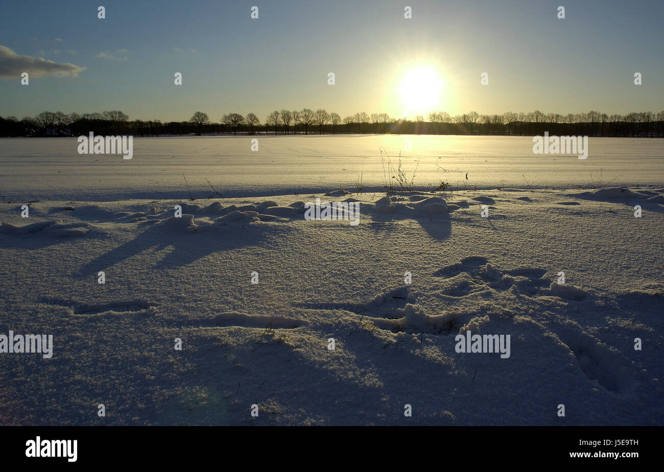 the beginning of a beautiful winter day Stock Photo - Alamy