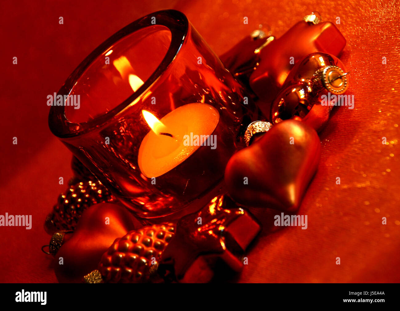 candle advent bright shiny iridescent christmas decorations orange ...