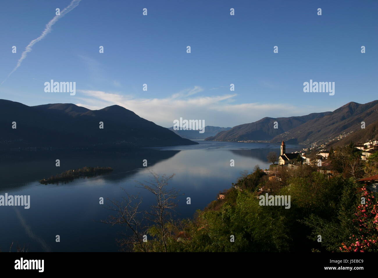 ticino - view from ronco Stock Photo - Alamy
