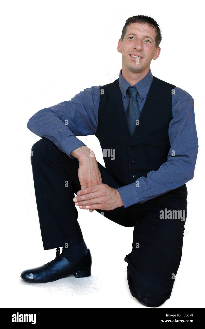 man kneeling 30plus Stock Photo - Alamy
