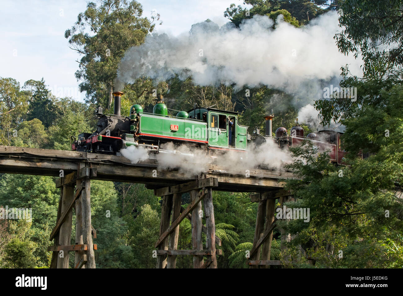 Puffing billy railway belgrave victoria hi-res stock photography and ...