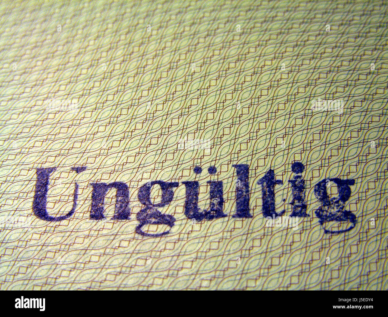 blue stamp purple document worthless official identification card ...