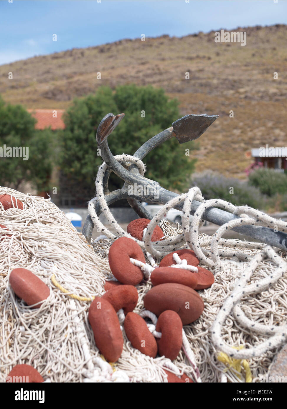 Anchor fishing net hi-res stock photography and images - Alamy