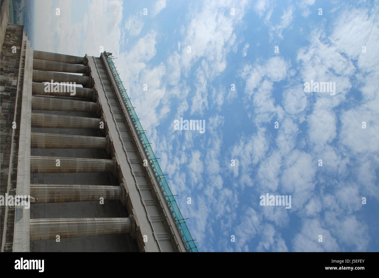 hall blue walk go going walking columns bavaria ratisbon century ...