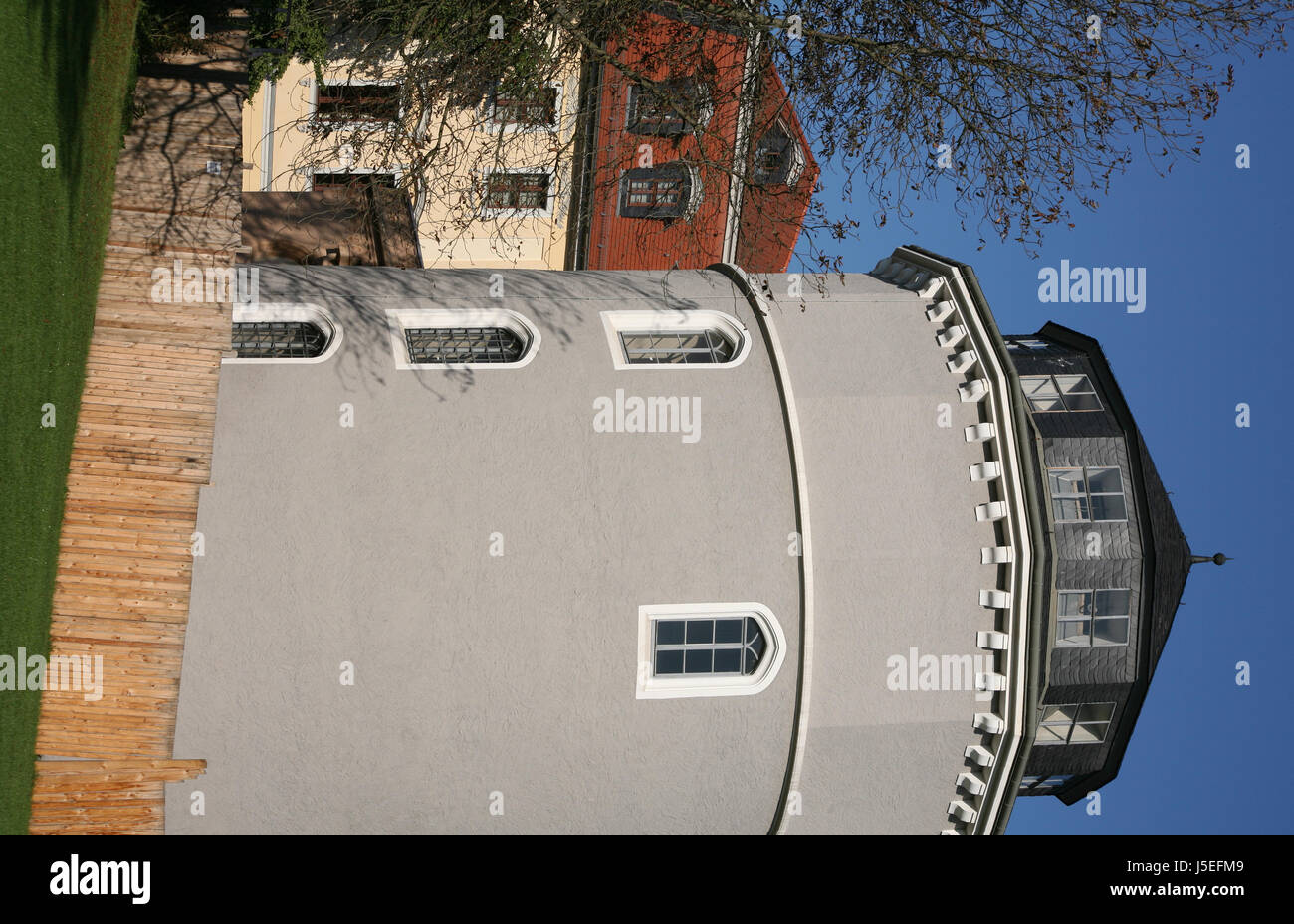 tower fence thuringia style of construction architecture architectural ...