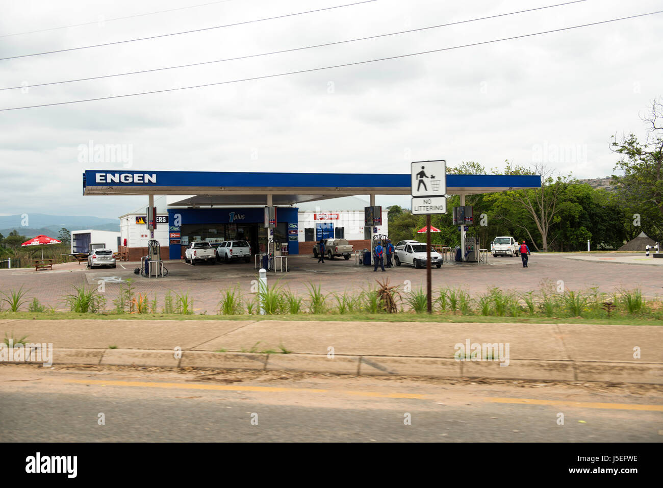 Engen Service Station, Mpumalanga, South Africa Stock Photo - Alamy