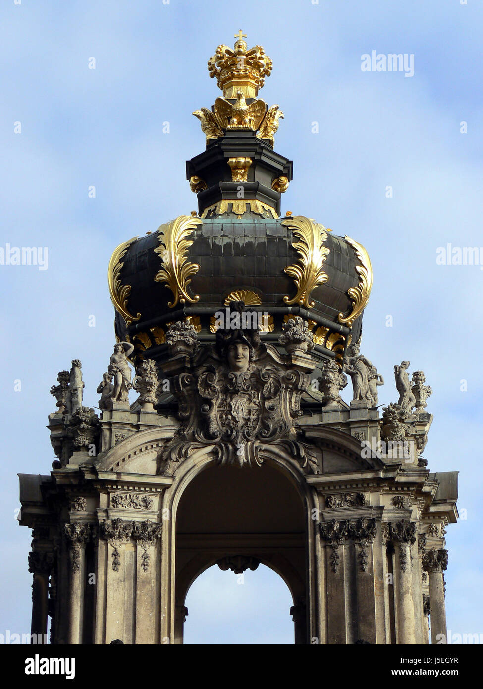zwinger crown gate 2 Stock Photo - Alamy