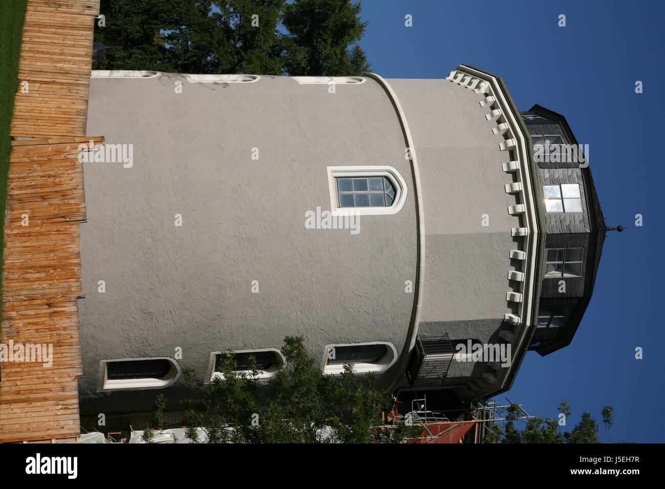 tower fence thuringia style of construction architecture architectural ...