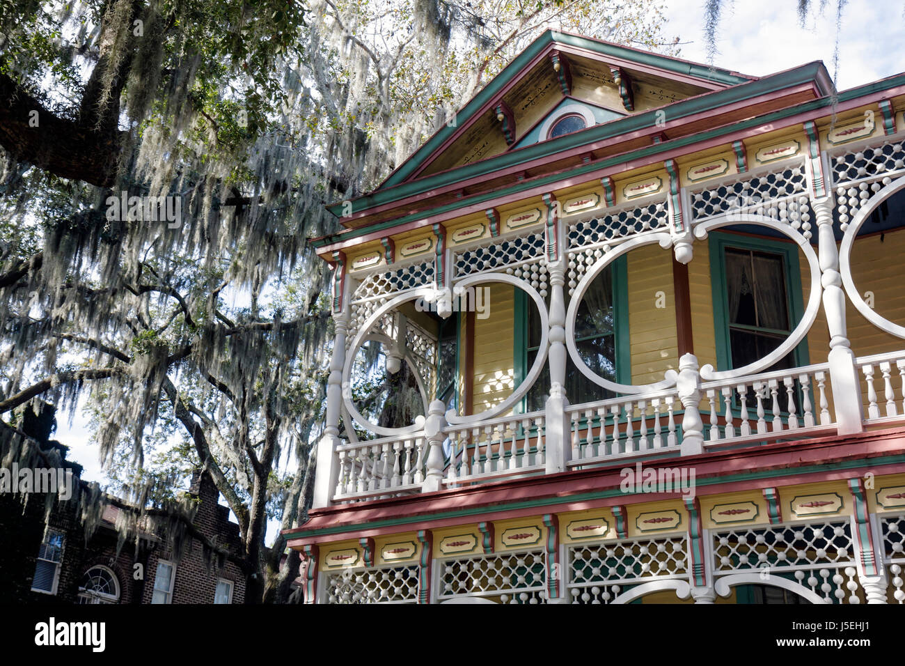 Georgia Savannah,Historic District,Victorian District,Bull Street ...