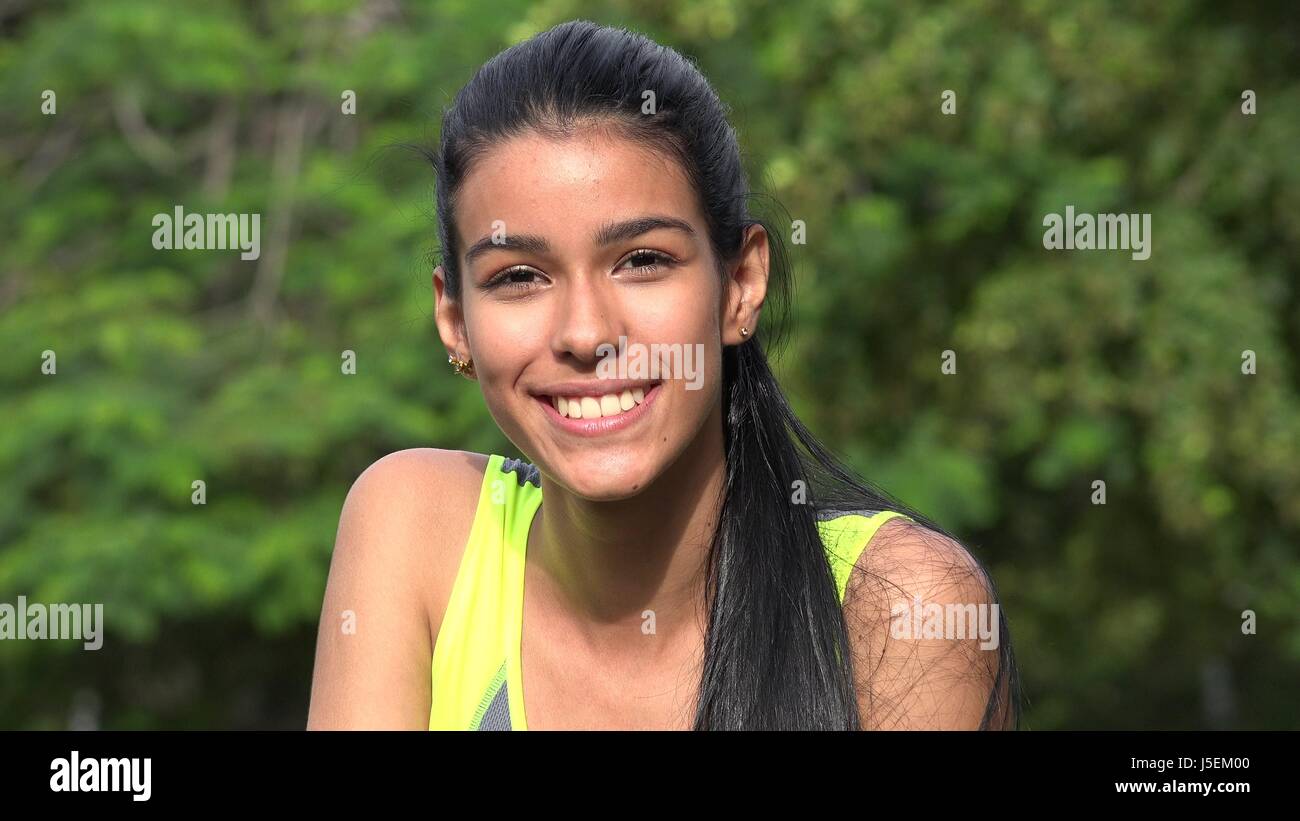 Active Beautiful Female Stock Photo - Alamy